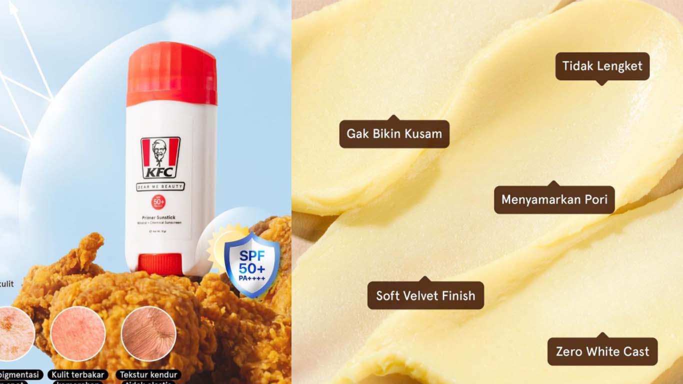 【KFC x DEAR ME BEAUTY】Fried Chicken Mask|Mash Potato Sunblock??? - Leh ...