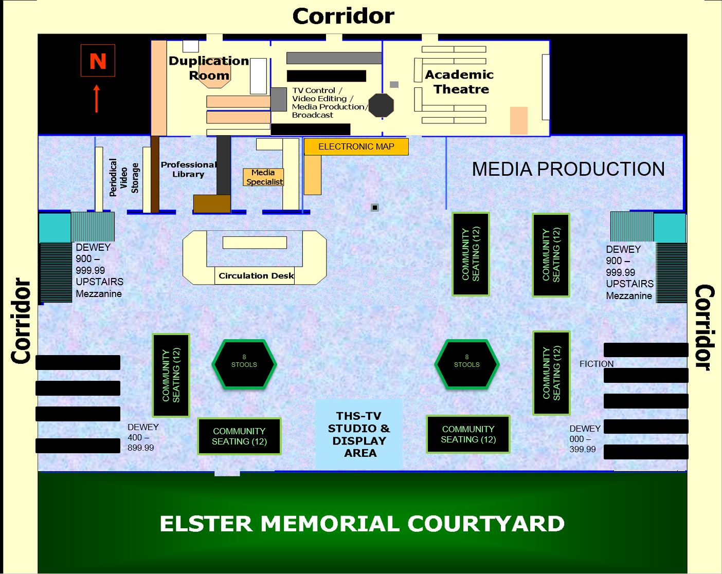 Floor Plan with Dewey Decimal Indication – Lalor Library Media ...