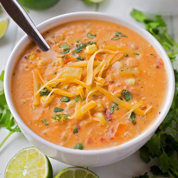 Chipotle Chicken Chowder {Perfect Level of Spicy!} | Life Made Simple