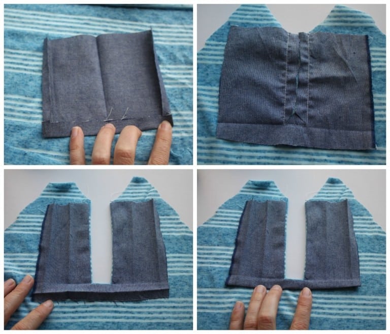 Henley Shirt Placket Tutorial - and free shirt patterns - Life Sew Savory