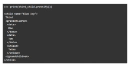 Prettify Xml Python