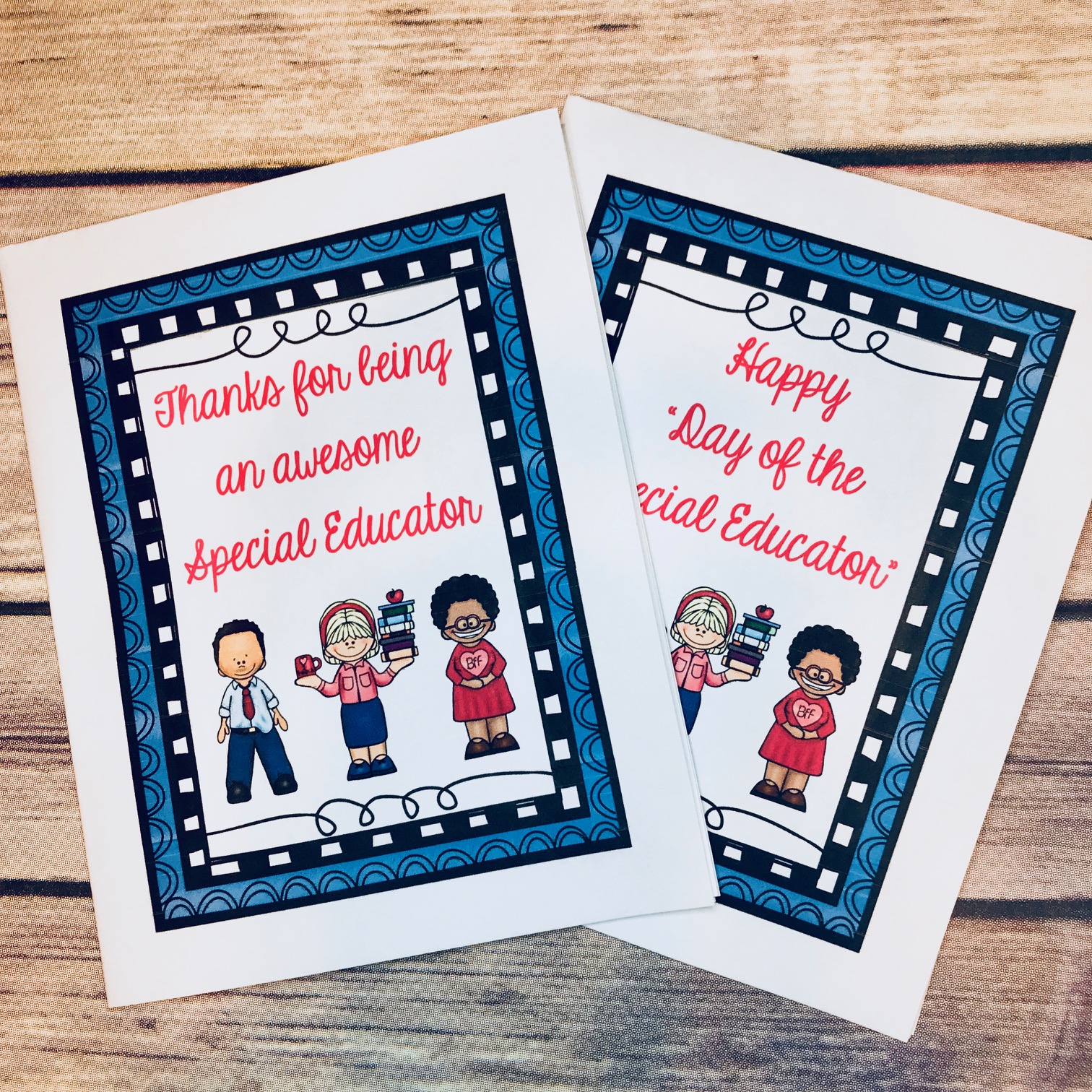 Special Educator Thank You Card FREEBIE - Lisa Goodell