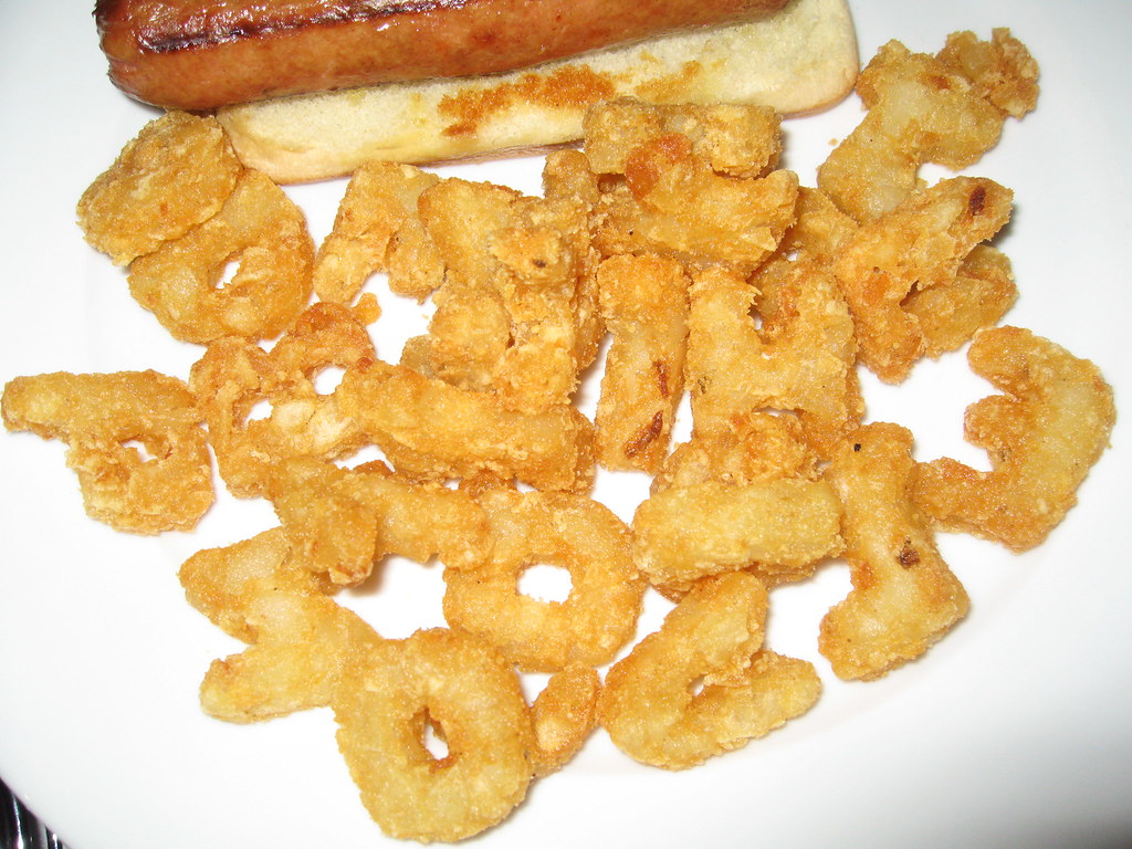 Letter French Fries - Letter Qoutes Text