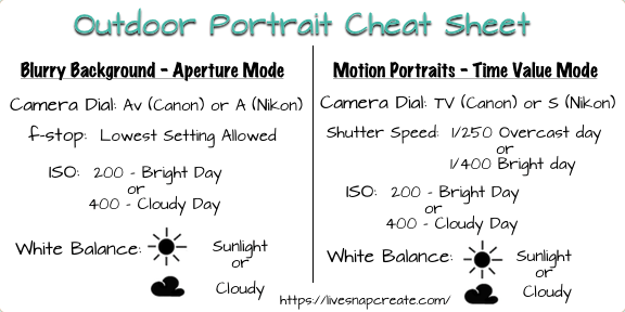 Portrait_Cheat_Sheet - Live Snap Create