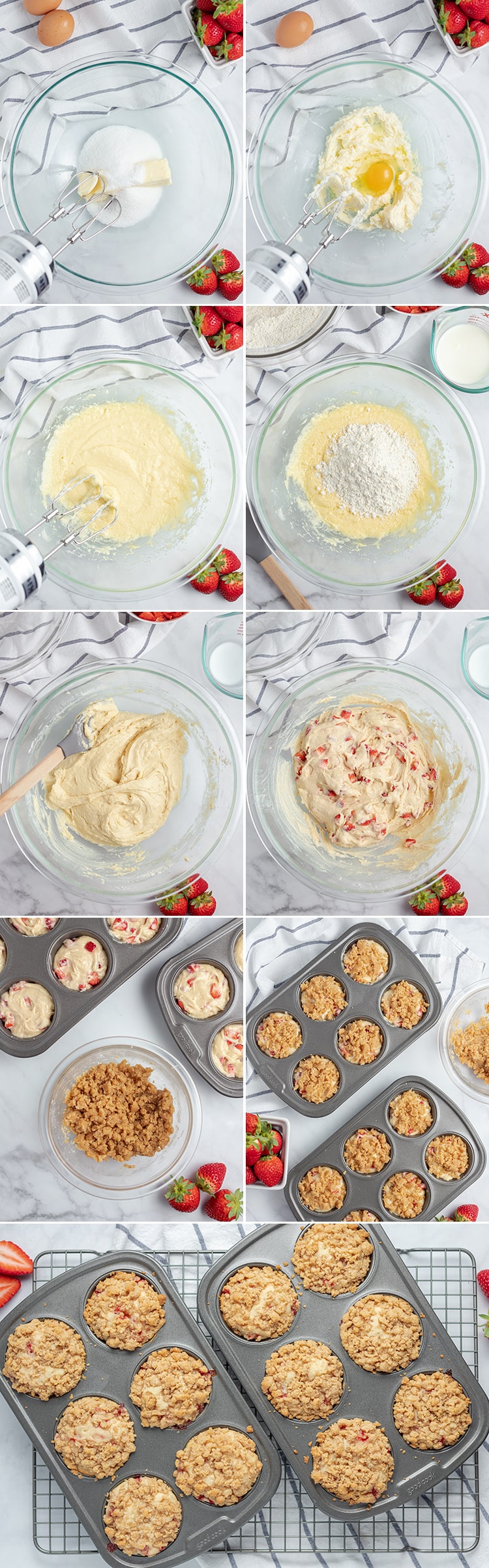 Strawberry Muffins - Like Mother Like Daughter