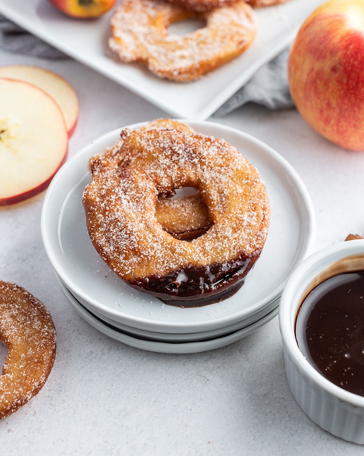 Fried Apple Rings - Like Mother Like Daughter