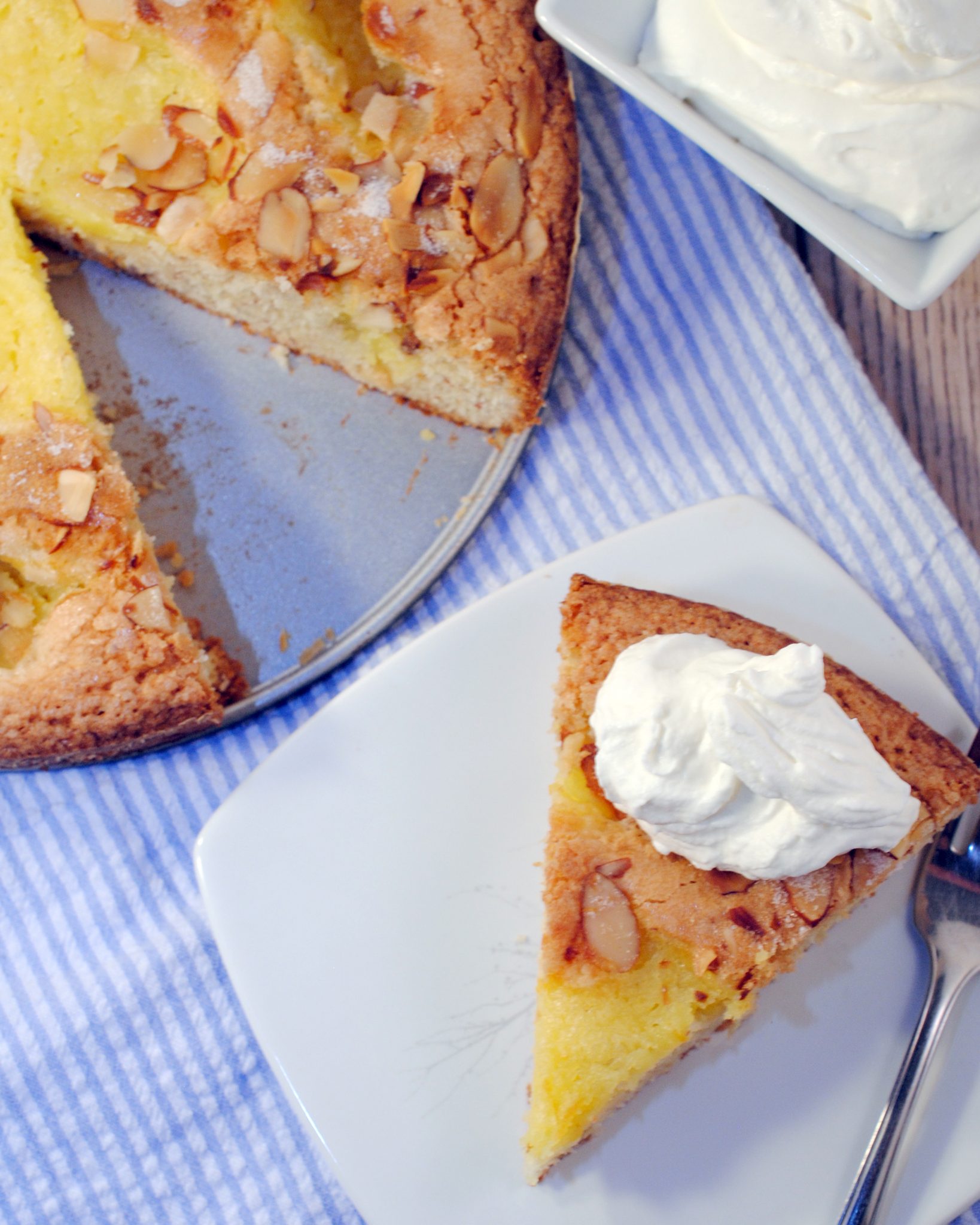 Almond Lemon Curd Torta - Like Mother, Like Daughter
