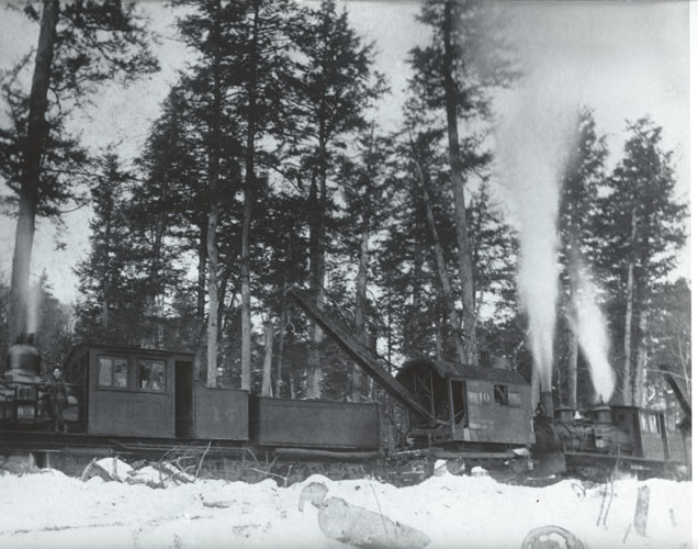 Log Loader In Winter – Pennsylvania Lumber Museum