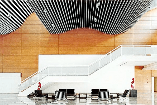 Forro Metálico Sistema Aberto – Baffle – Madel Forros e Divisórias