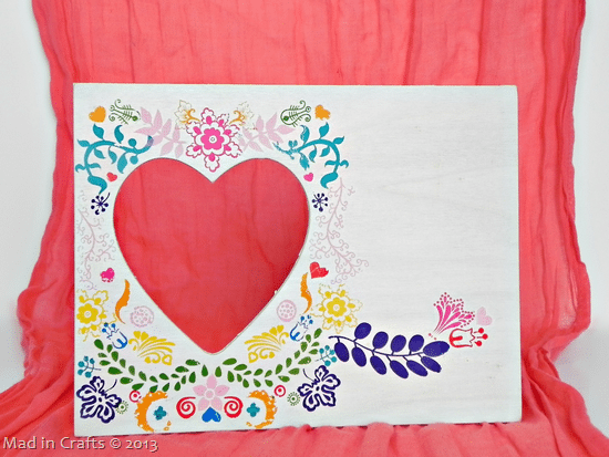 Easy Rosemaling Frame Holiday Mad in Crafts