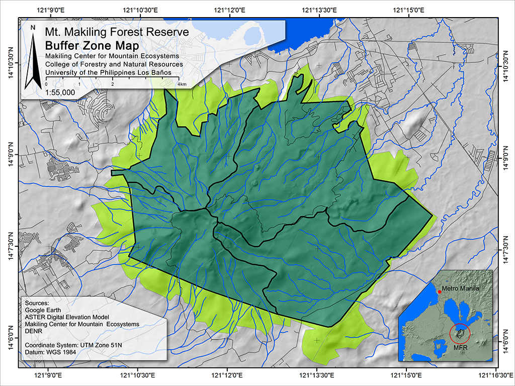 Mt Makiling Maps – An ASEAN Heritage Park
