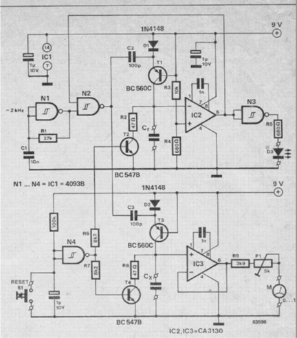 Digital Capacitor Meter Circuit Diagram - Circuit Diagram