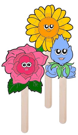 Flower Friends Puppets - MakingFriends