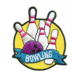 Bowling Patch - Yellow - MakingFriends