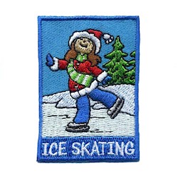 Ice Skating Patch - Girl - MakingFriends