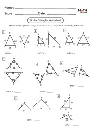 30 Similar Triangles Worksheet Pdf