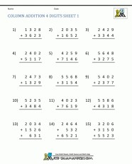 Review Of 4Th Standard Worksheet Maths Ideas Deb Moran s Multiplying 