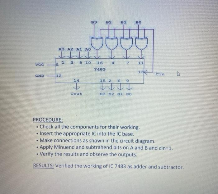 4 Bit Binary Subtractor - Wiring Way 4 Bit Binary Subtractor - Wiring Way
