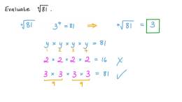What Is The 4th Root Of 81 ROOTSJ