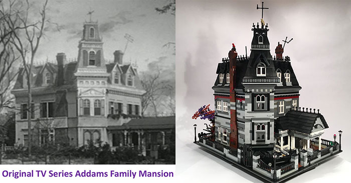 The Addams Family LEGO Mansion - Media Chomp