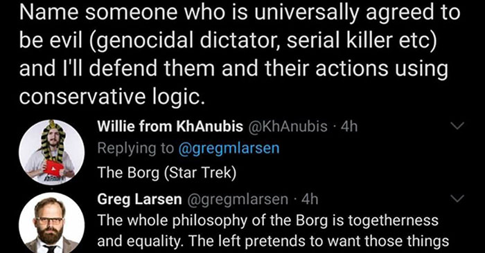 Defending Evil Using Conservative Logic - Media Chomp