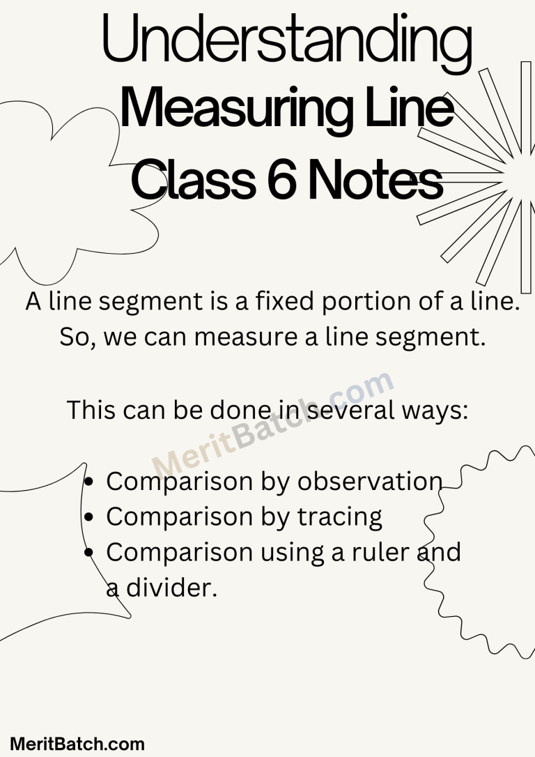 Understanding Elementary Shapes Class 6 Notes Maths Chapter 5 – Merit Batch