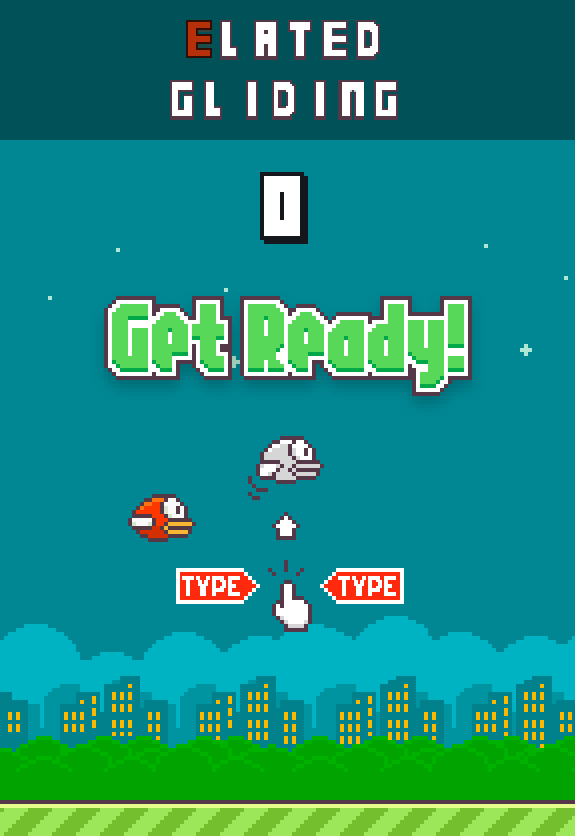 Flappy Bird Typing Tutor is even more frustrating than Flappy Bird ...