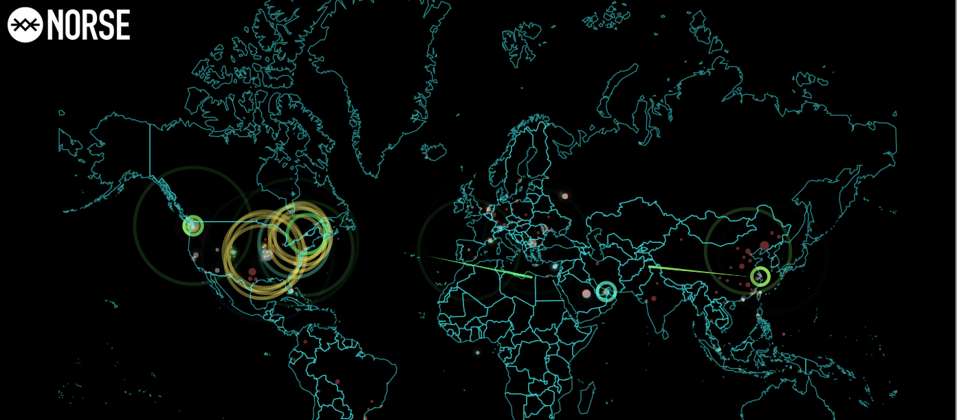This map shows cyber attacks across the world in real-time | Metro News