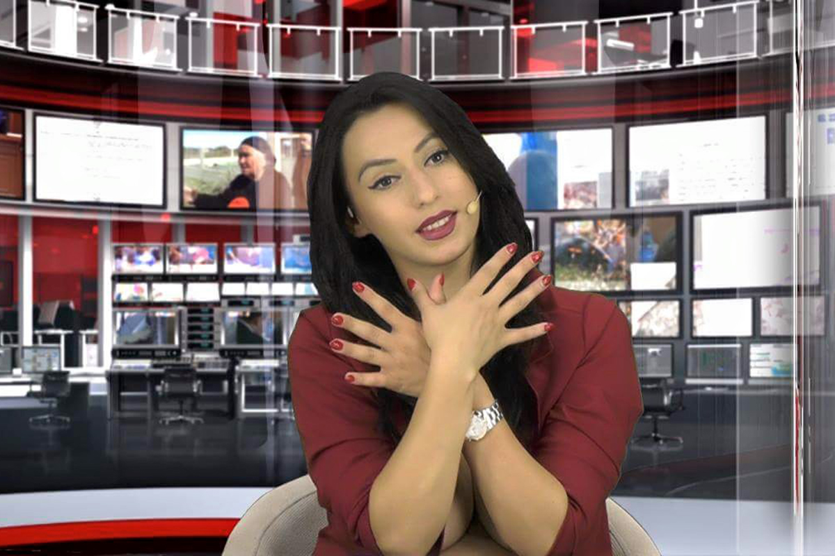 Enki Bracaj gets Albanian TV news reader job after exposing breasts on ...