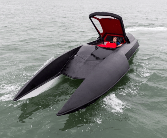 Batman boat (Batboat) built by Chris Phillips in his dad's shed | Metro ...