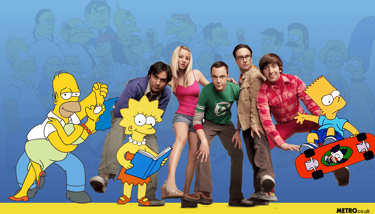 The Simpsons do The Big Bang Theory themed 30th anniversary couch gag ...