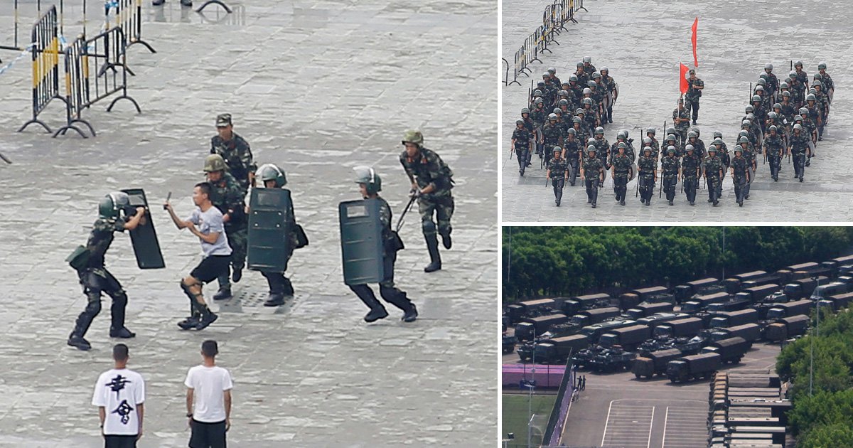 China could attack Hong Kong in just 10 minutes, military warns | Metro ...