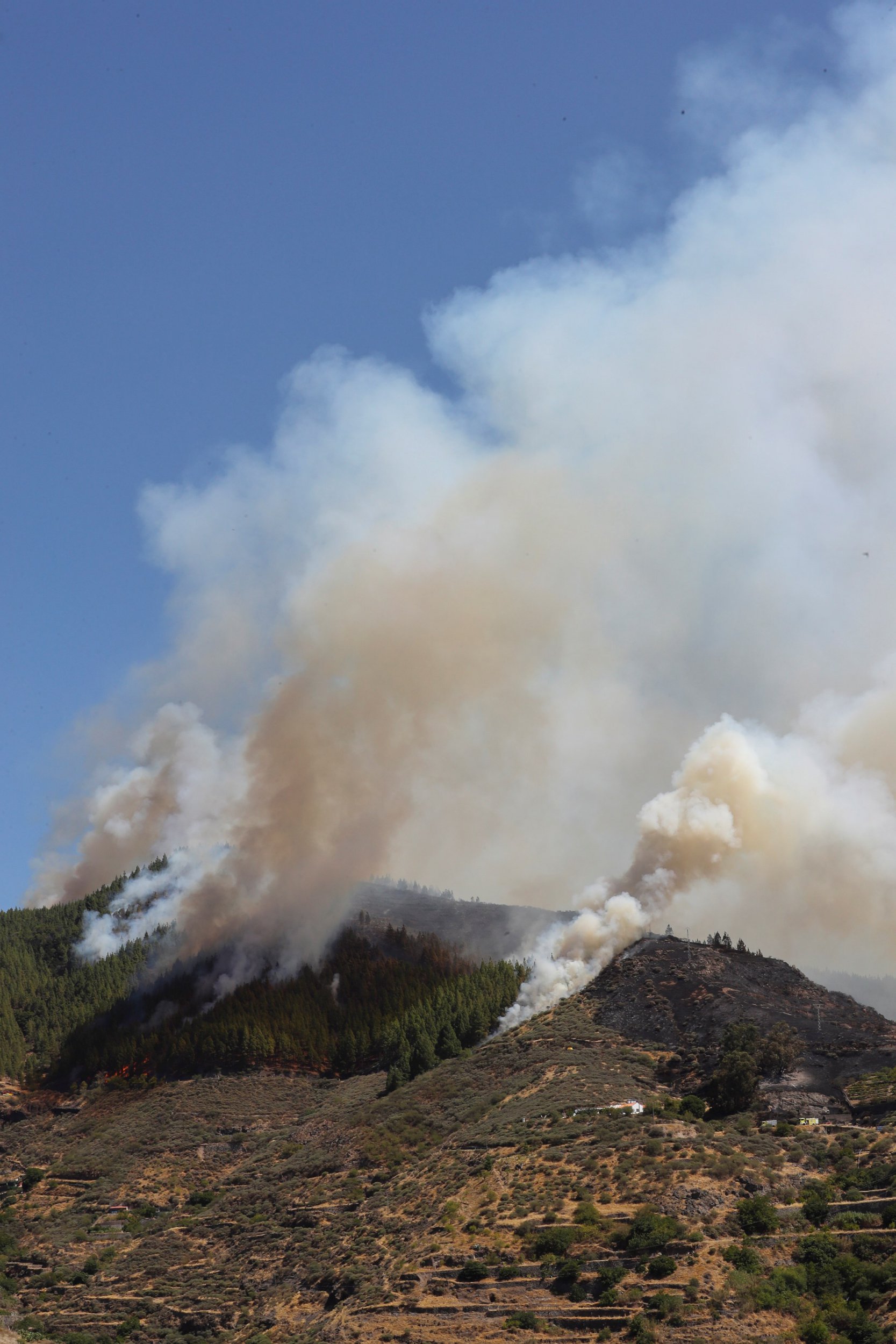 Gran Canaria fire: Canary Islands holiday hotspot ravaged by blaze ...