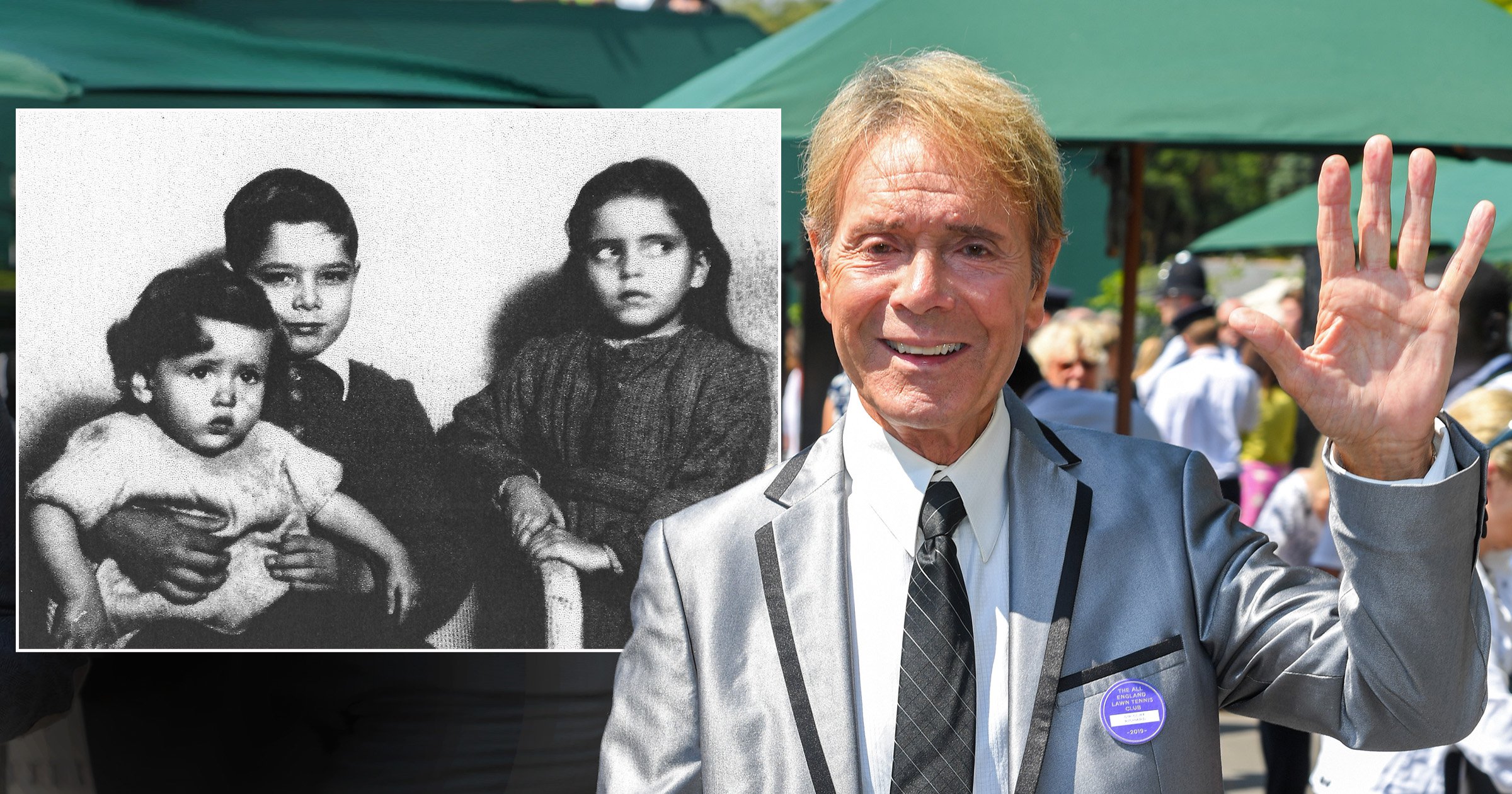 Sir Cliff Richard marks 80th birthday with unseen childhood photo ...