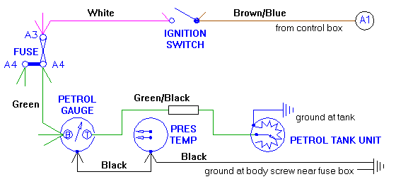 Fuel Level Circuit Diagram