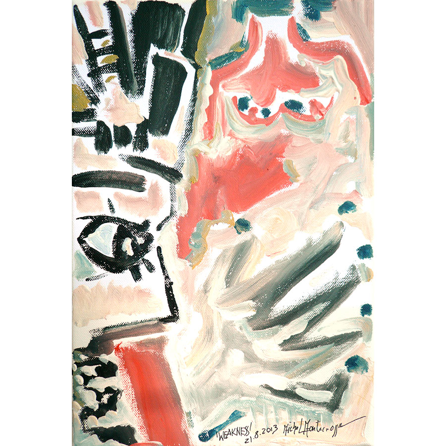 Today’s Art: Paintings ‘Strength’ & ‘Weakness’ by Michel Montecrossa ...