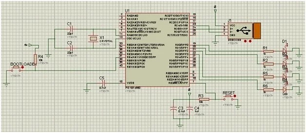 USB interfacing with PIC microcontroller with code