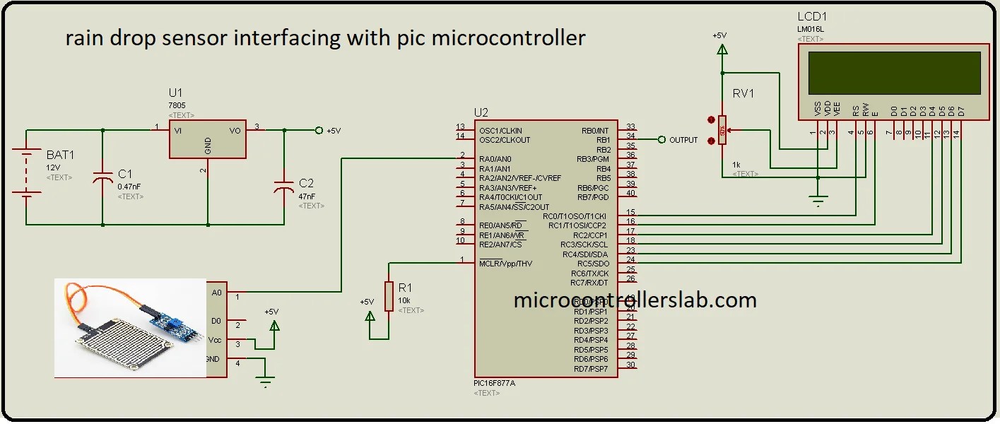 Rain Alarm Circuit Diagram And Working - Circuit Diagram