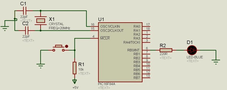PIC16F84A Microcontroller introduction and features