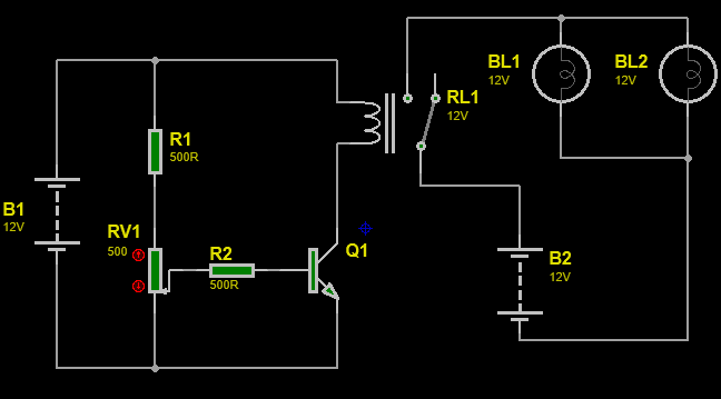 Simple Circuit Diagram Of Transistor As A Switch