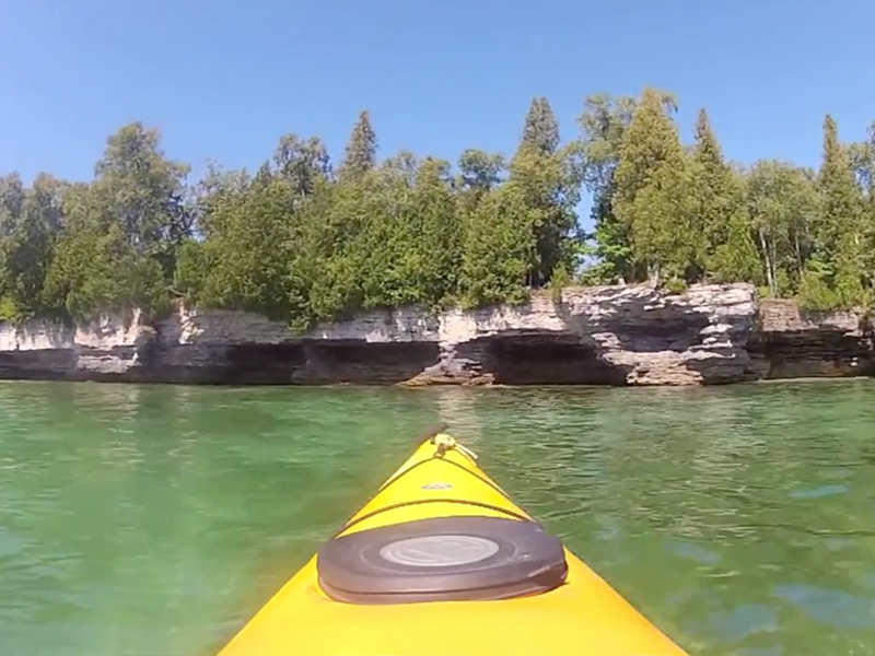 Cave Point County Park Video: Door County, Wisconsin - Miles Paddled