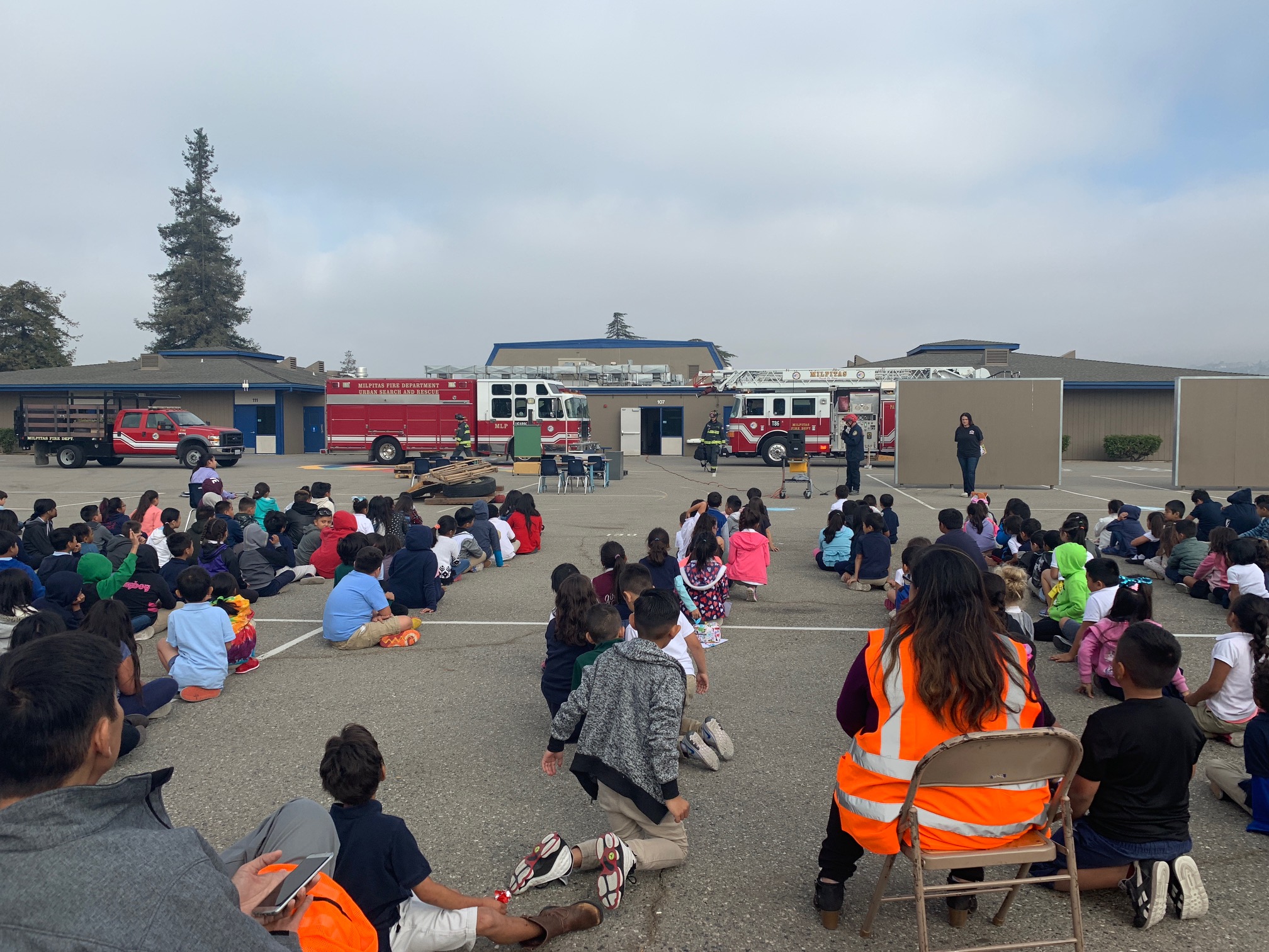 Milpitas Fire Department Visits Randall Elementary Students for “The ...