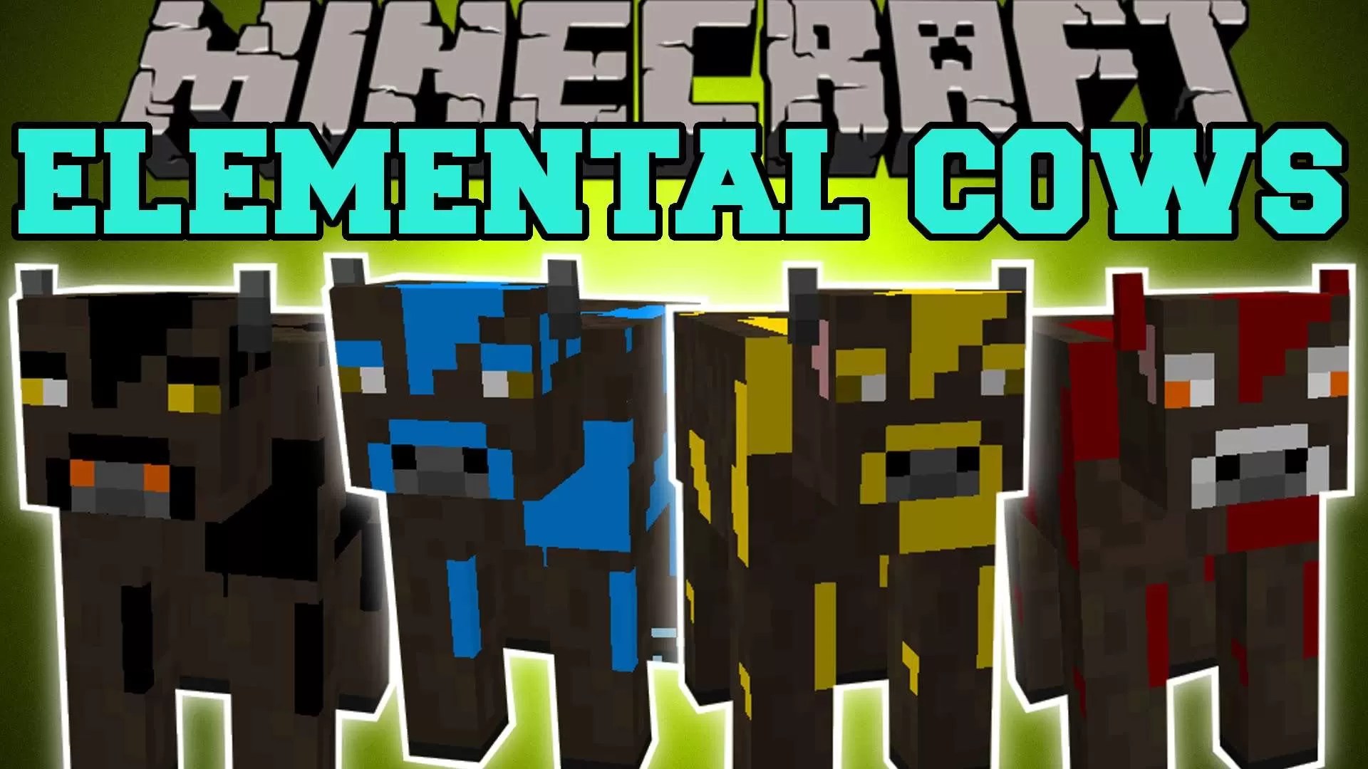 Elemental Cows Mod for Minecraft 1.7.10 | MinecraftSix