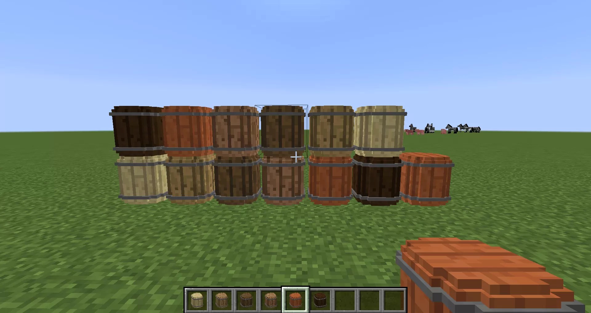 Simple Barrels Mod for Minecraft 1.10.2/1.9.4 | MinecraftSix