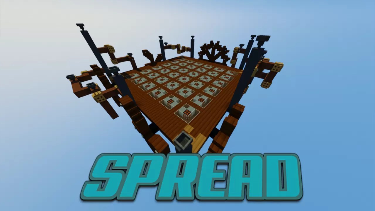 Minecraft Spread карта майнкрафт