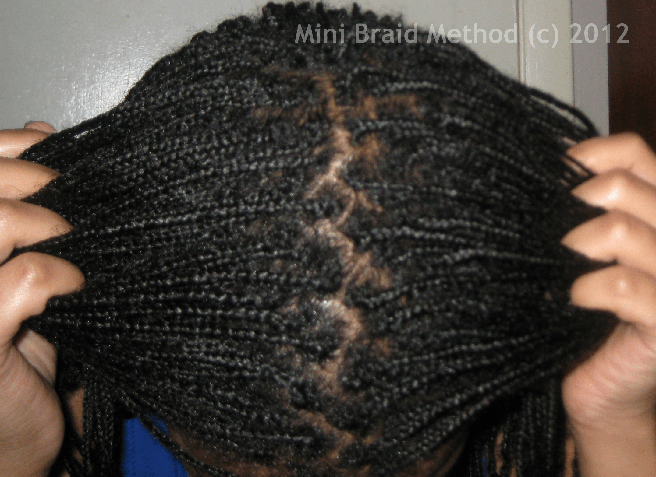 My Winter Mini Braids- Update Week 2 – The Mini Braid Method