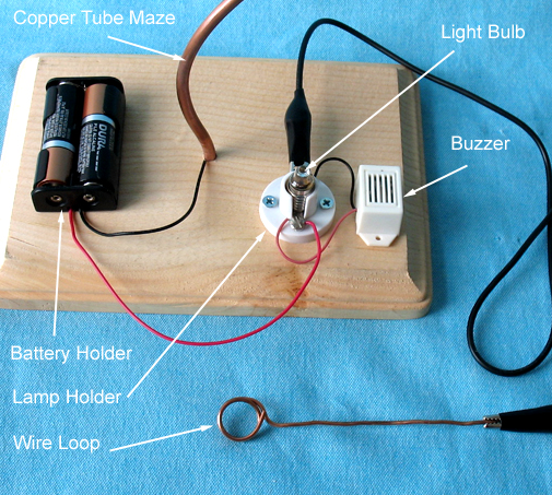 steady hand game circuit diagram - Circuit Diagram