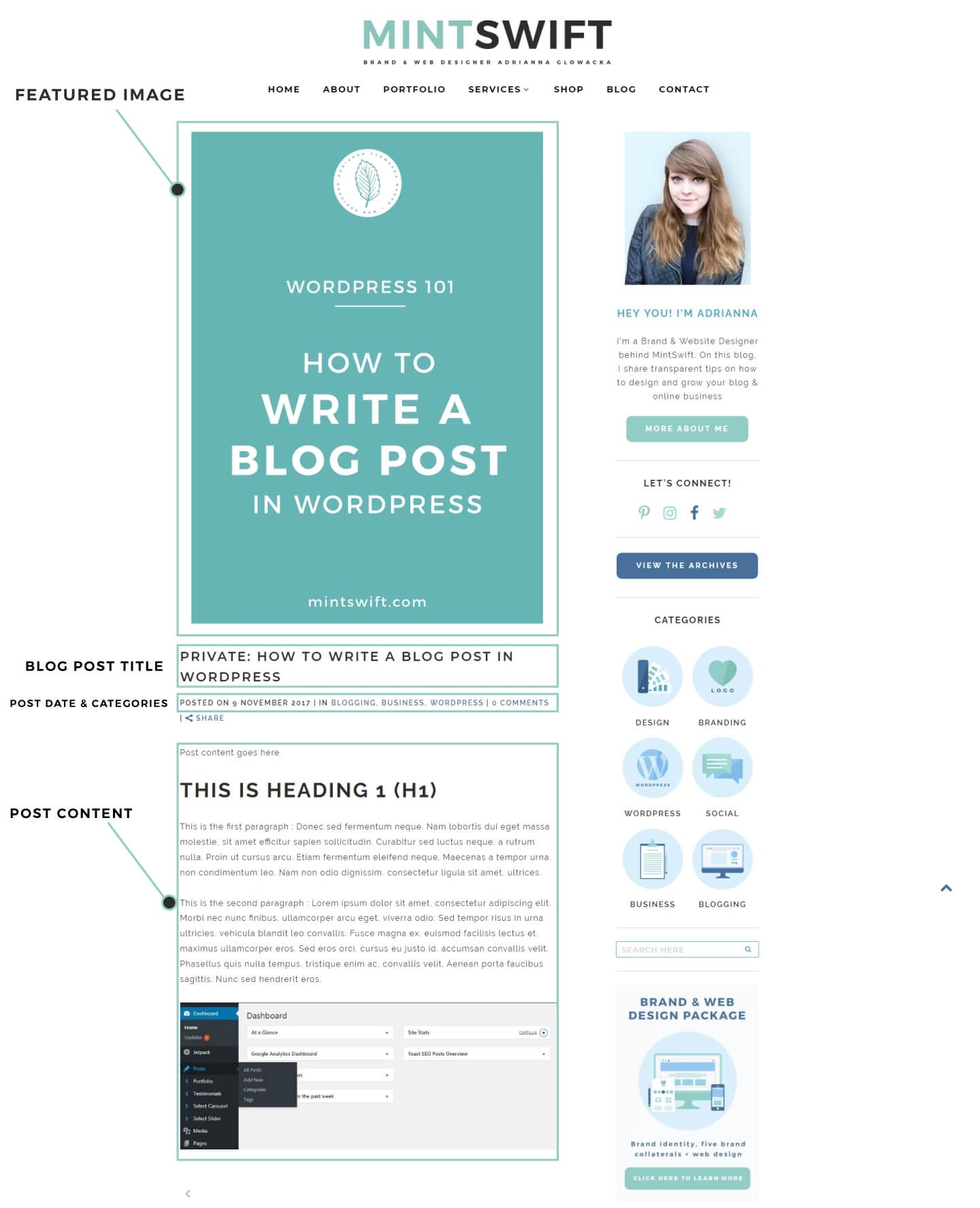 How To Write A Blog Post In Wordpress Mintswift
