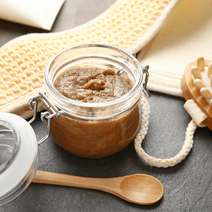 Easy DIY Sugar Scrub For Glowing Skin - Miracle With Grace