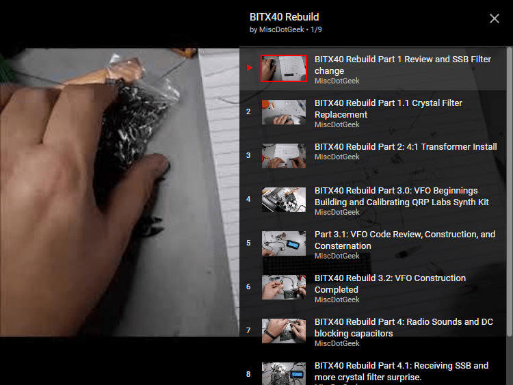 BITX40 Rebuild Part 2: It Has Begun! - MiscDotGeek